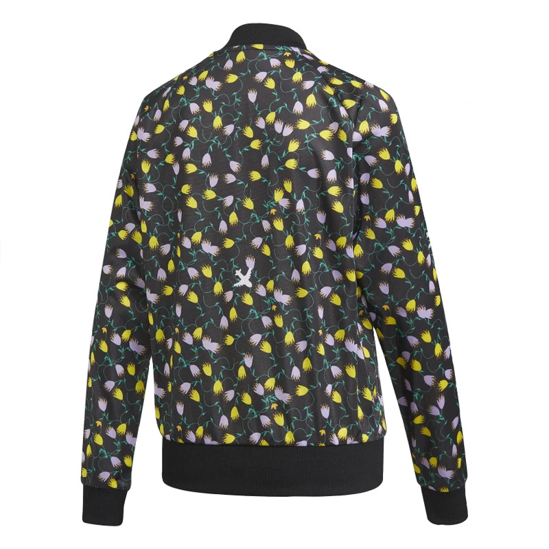 Adidas Originals Allover Print Track Top (Black)
