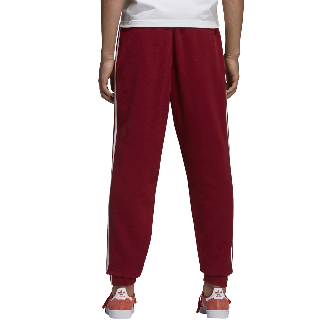Adidas Originals 3-Stripes Pants (Rust Red)