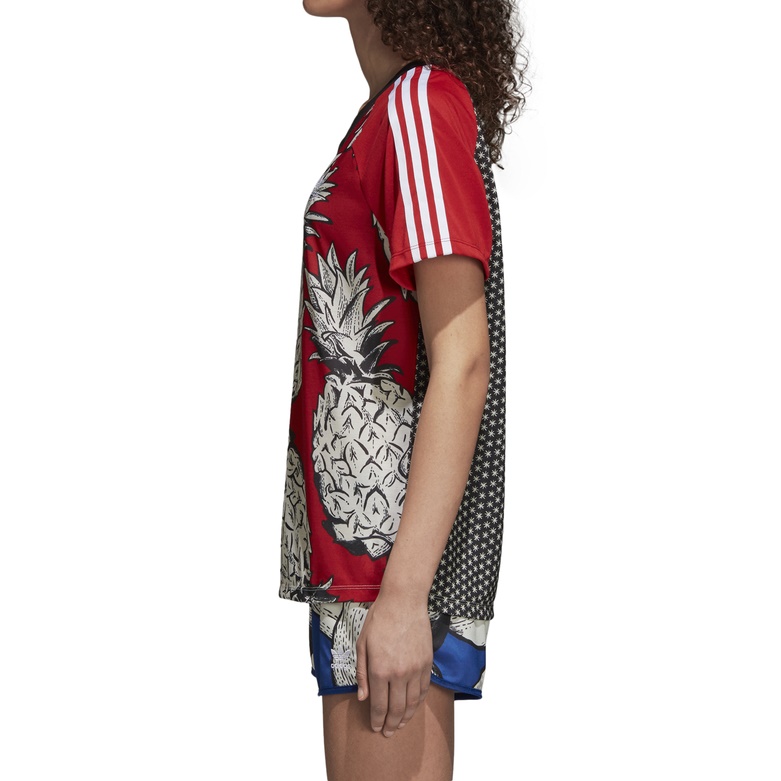 Adidas Originals 3-Stripes Tee "Tropical Pineapple Fruit"