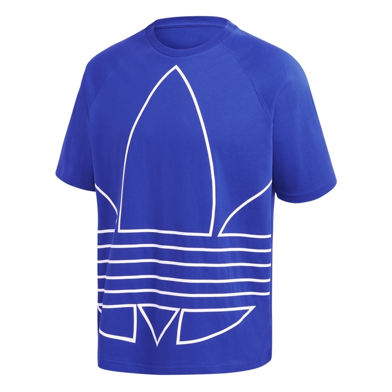 Adidas Originals Big Trefoil Outline Tee (blue)