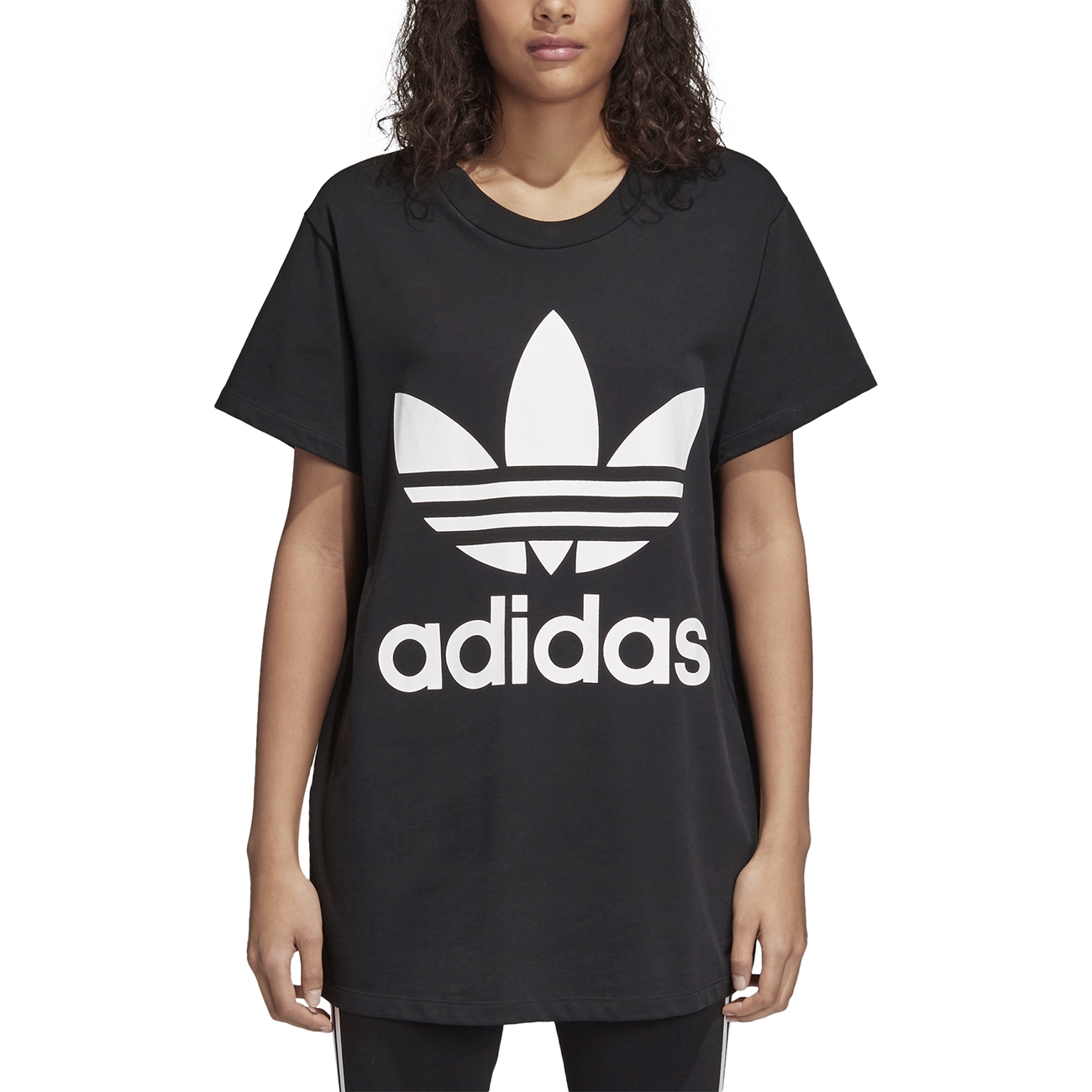 Adidas Originals Big Trefoil Oversize Tee Black