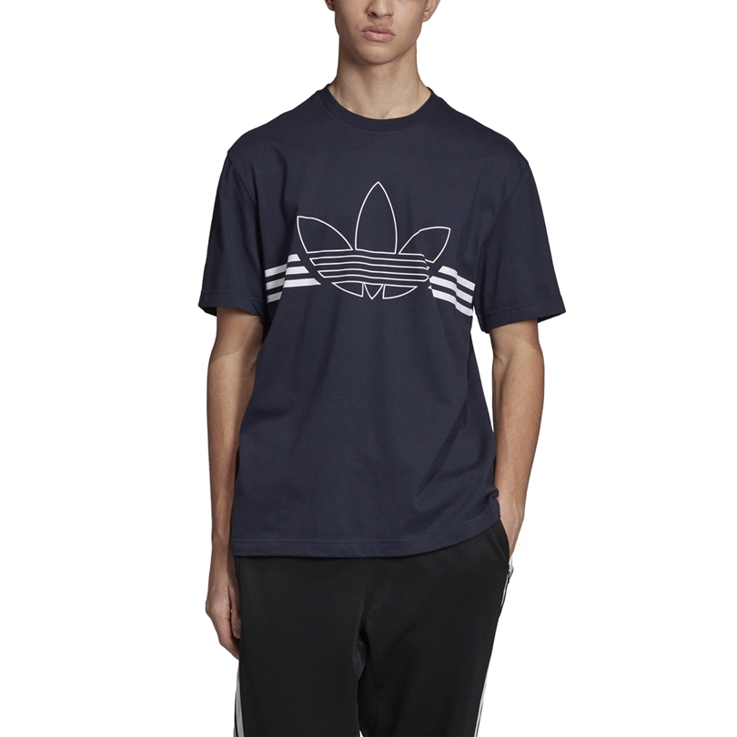 Adidas Originals Outline Trefoil Tee (legend ink)