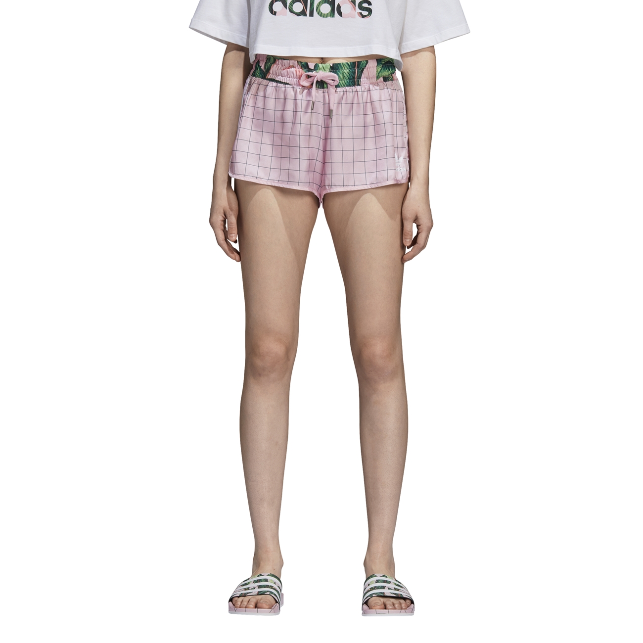 ADIDAS ORIGINALS SHORTS W "TROPICAL LEAF" (MULTICOLOR)