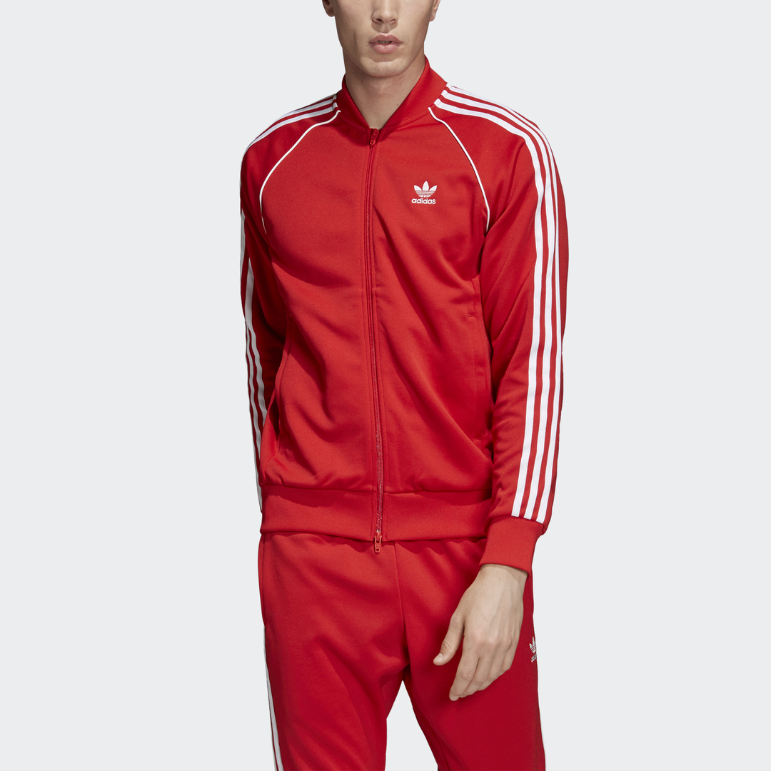 Adidas Originals SST Track Jacket (collegiate red)