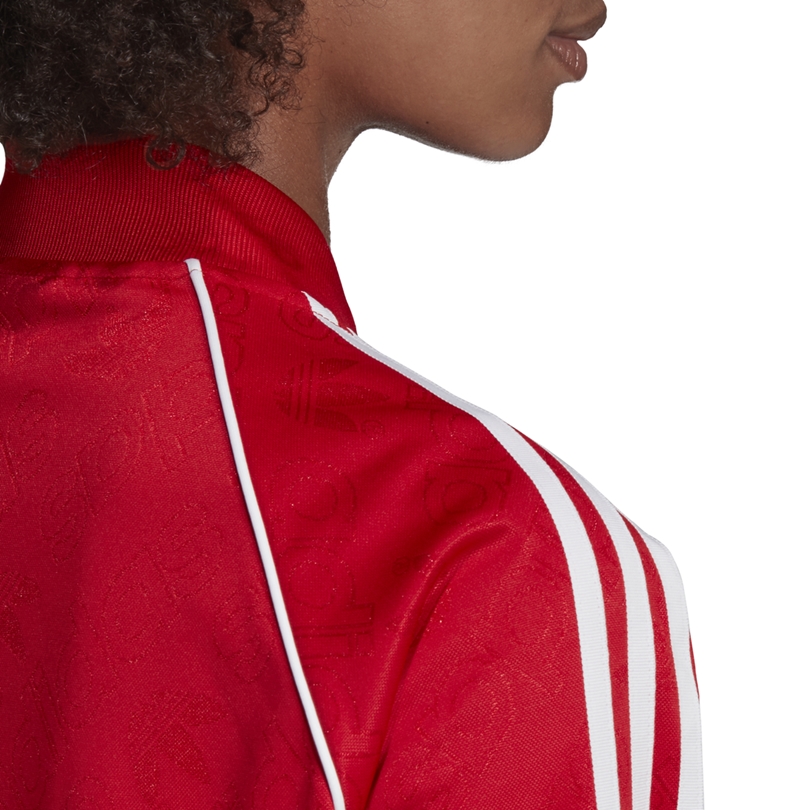 Adidas Originals Women SST Track Top Jacquard (Scarlet)