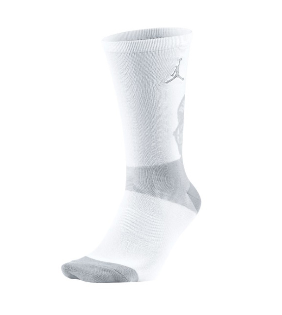 Jordan 4 Crew Sock (100/white/wolf grey)
