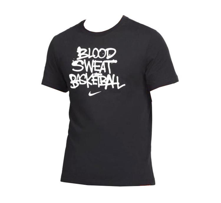 Nike Dri-FIT "Blood, Sweat, Basketball Black"