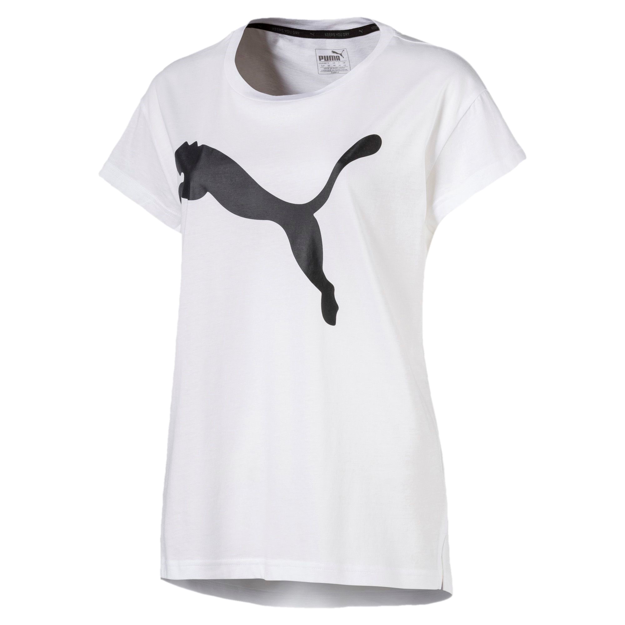 Puma Active Tee Wn´s (White/Black) - Manelsanchezstyle.com