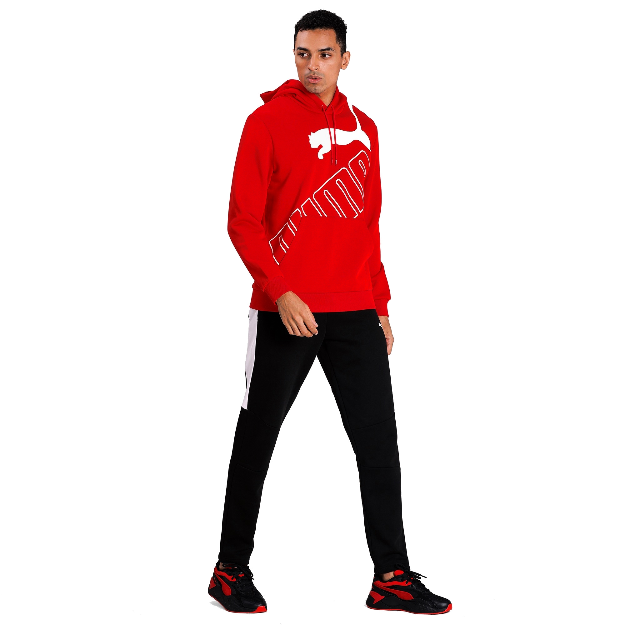 Puma Big Logo Hoodie FL (risk red) - Manelsanchezstyle.com