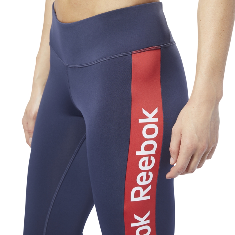 Reebok Training Essentials Linear Logo Tights (blue)