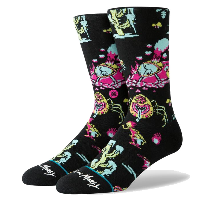 Stance Rick and Morty Crash Landing Socks